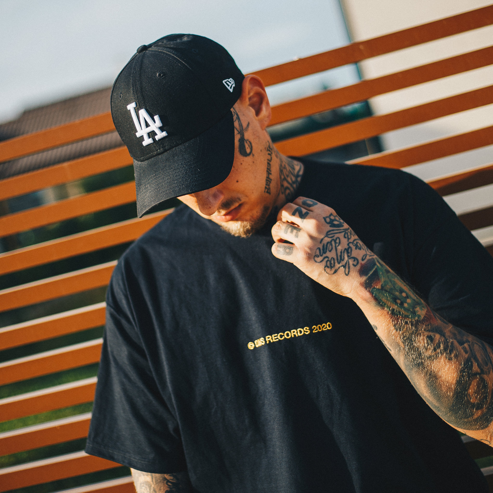 Separ - Tričko DMS Records Gold - RUKAHORE SHOP