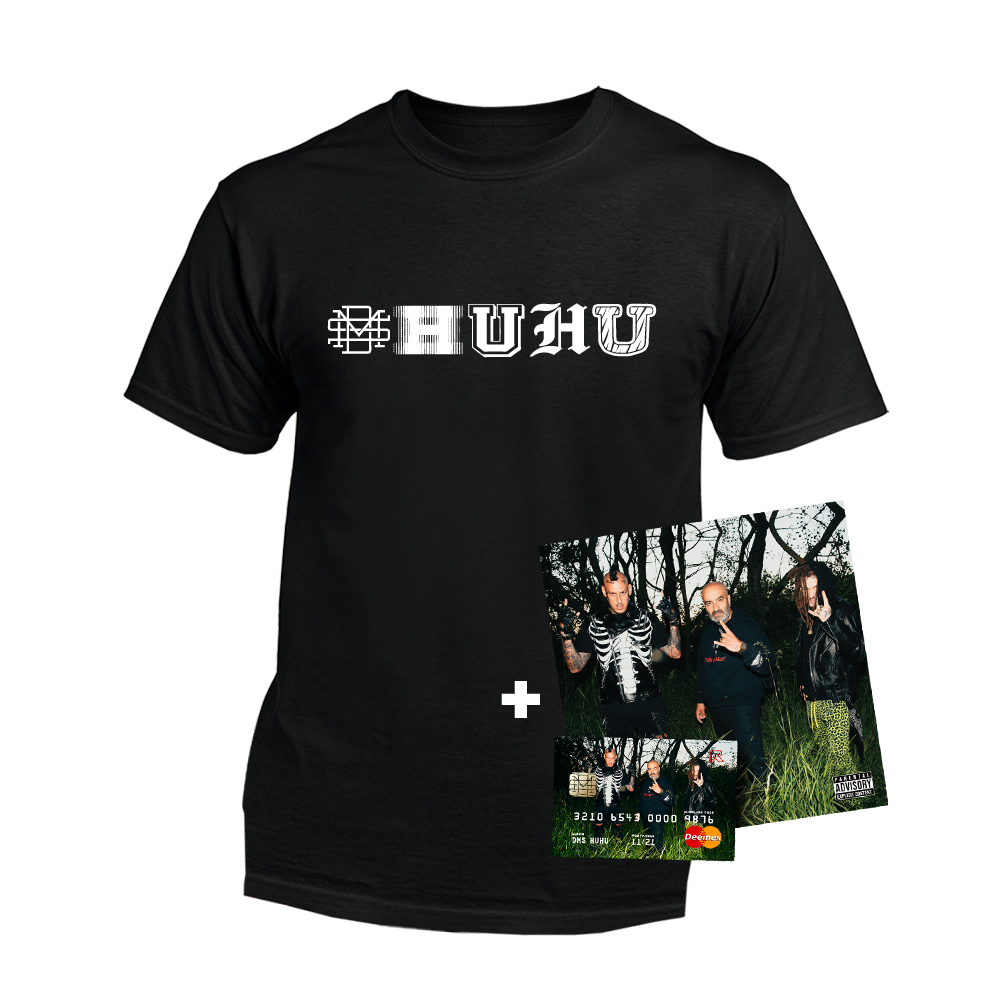 Balík CD + Download Karta + Tričko Huhu - DMS | RUKAHORE SHOP