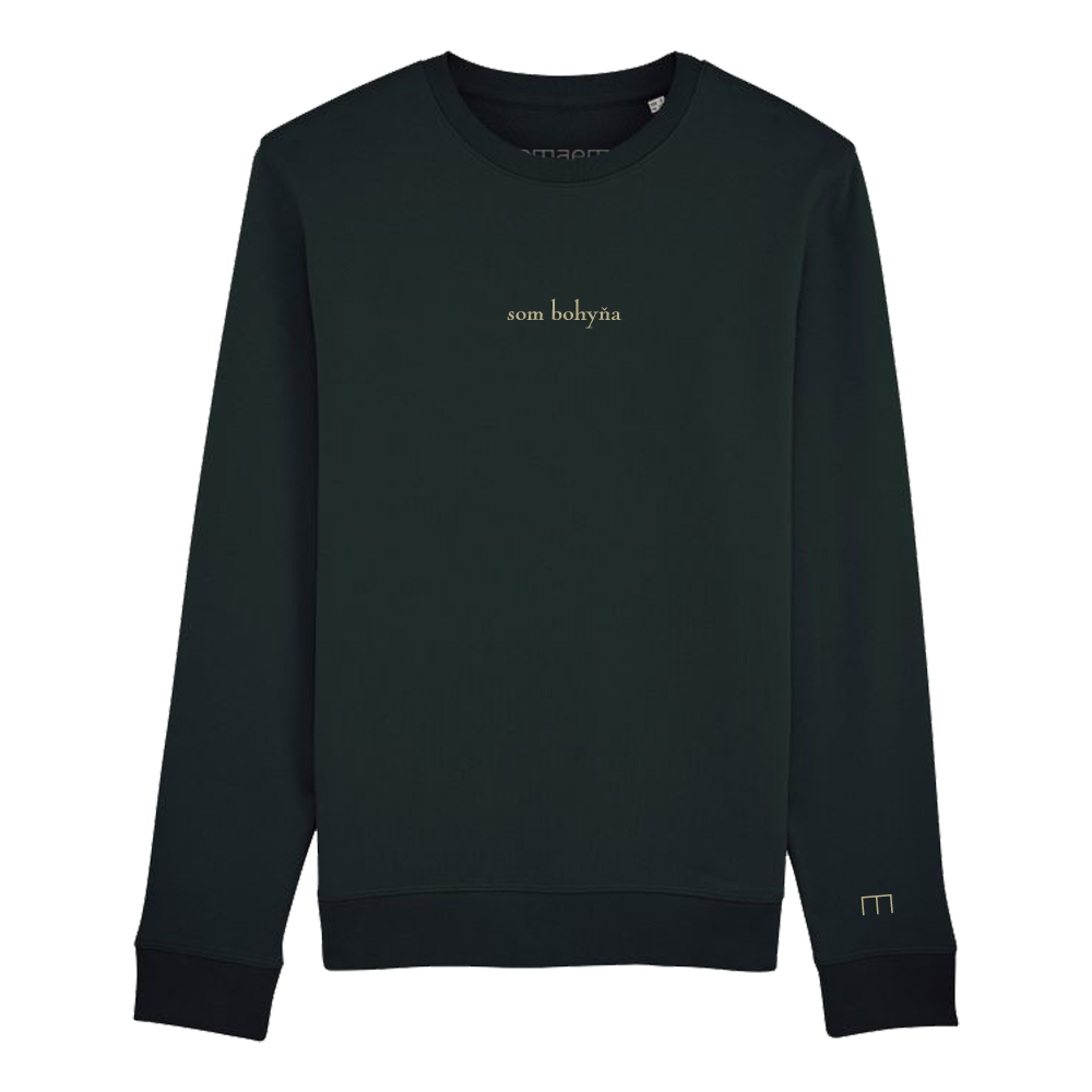 Som bohyňa s metalickou výšivkou - MERCH