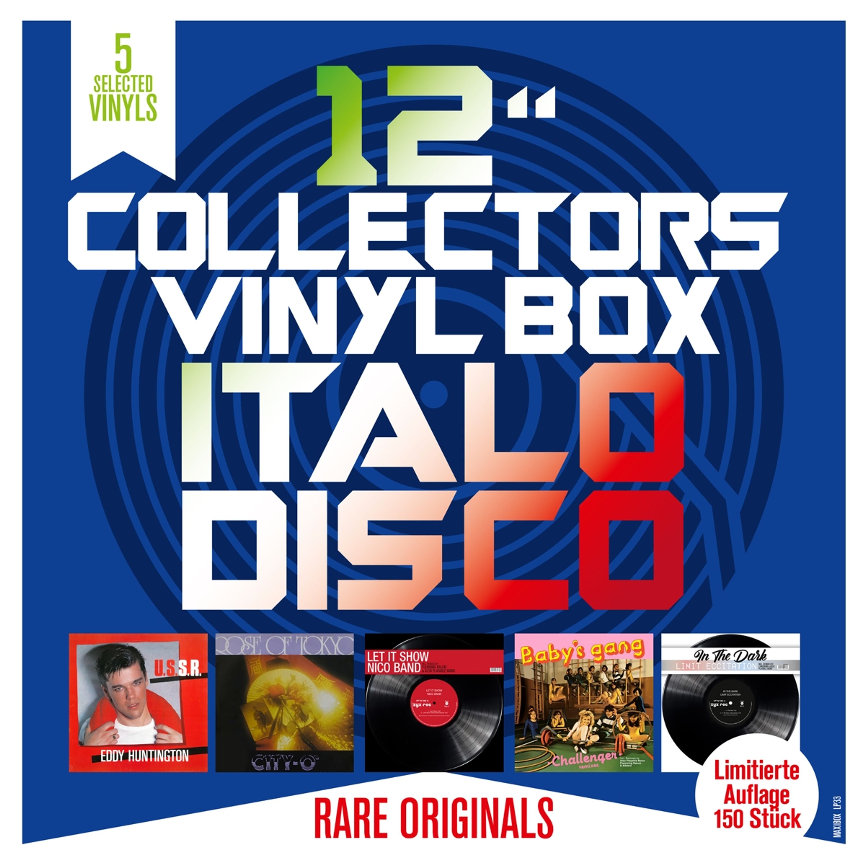 Vinyl 12" COLLECTOR'S VINYL BOX: ITALO DISCO - Various Artists ...