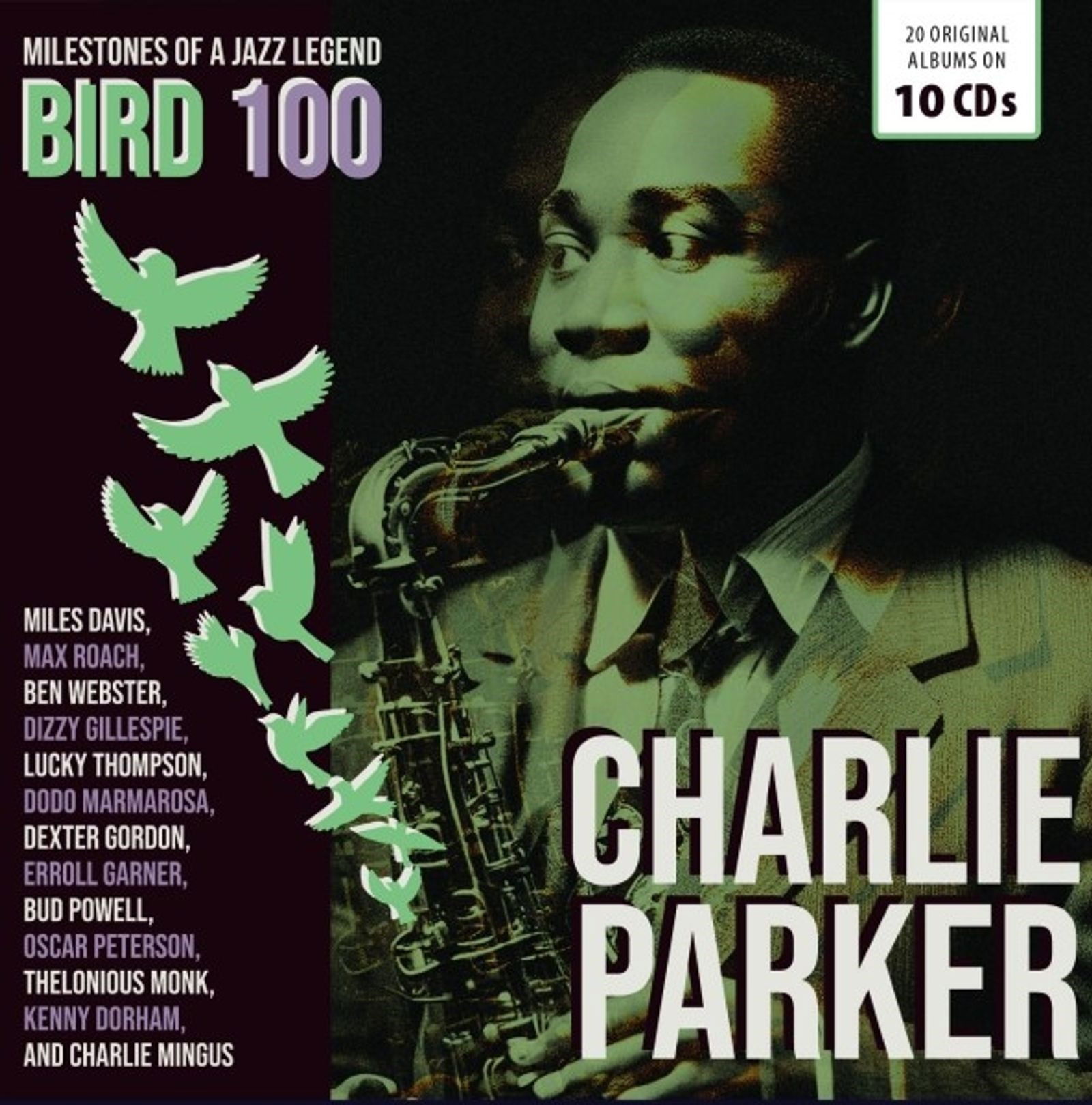 CD MILESTONES OF A JAZZ LEGEND - BIRD 100 - Charlie Parker | RUKAHORE SHOP