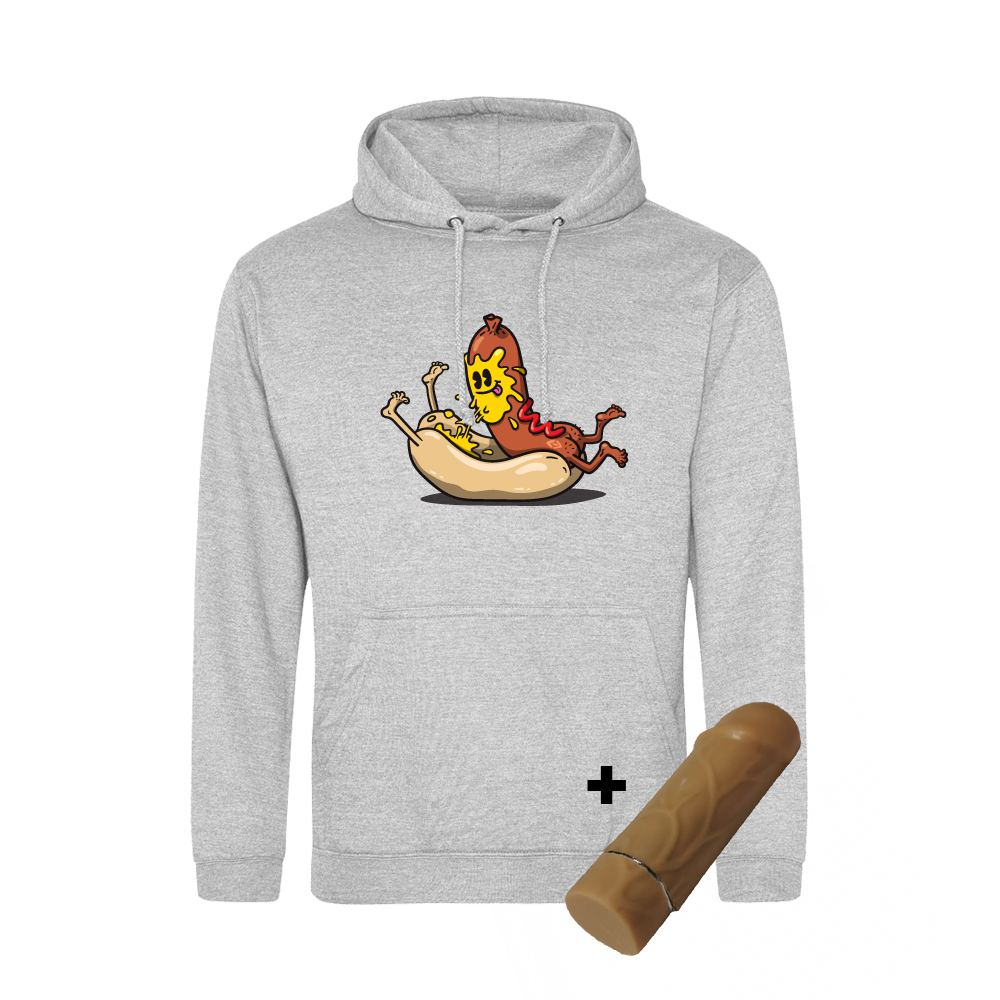 Mikina Hotdog + Zapaľovač K*k*t - MERCH